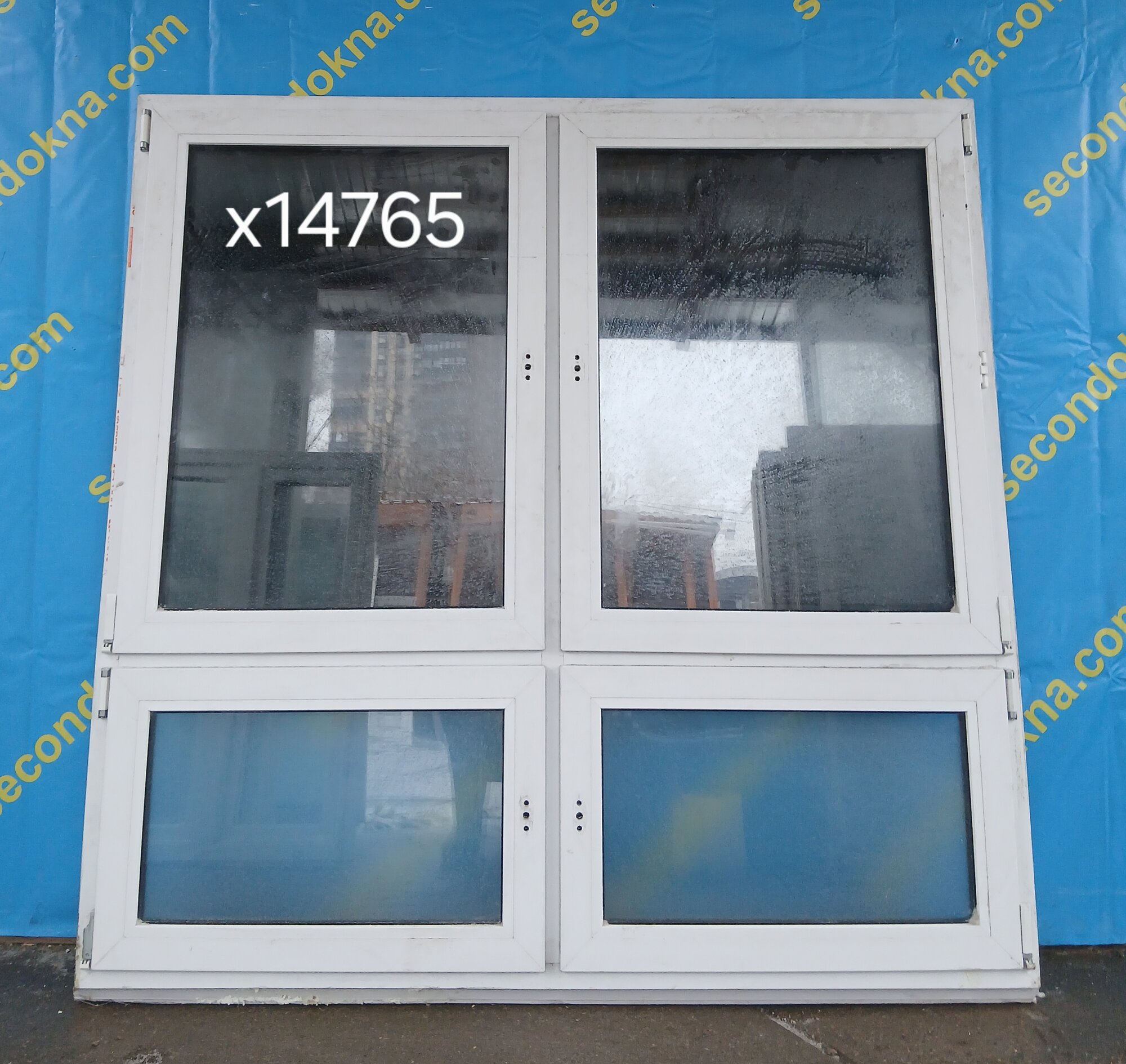 Пластиковое окно Б/У 1700(в) 1170 об х 1740(ш)