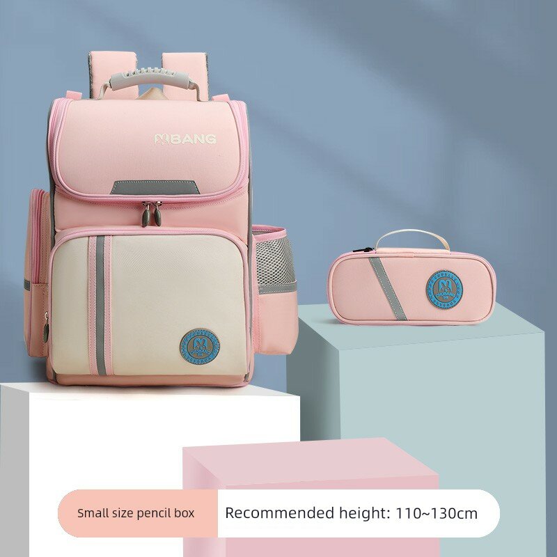 Детский рюкзак Pink White Small для школьников 6-12 лет (110-130 см) Легкий комфорт