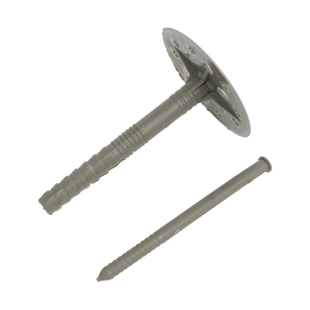 Дюбель-гриб для теплоизоляции Интехпласт 10*90 (с пластиковым гвоздем) 100 шт 888888888888, 90 мм, долговечное