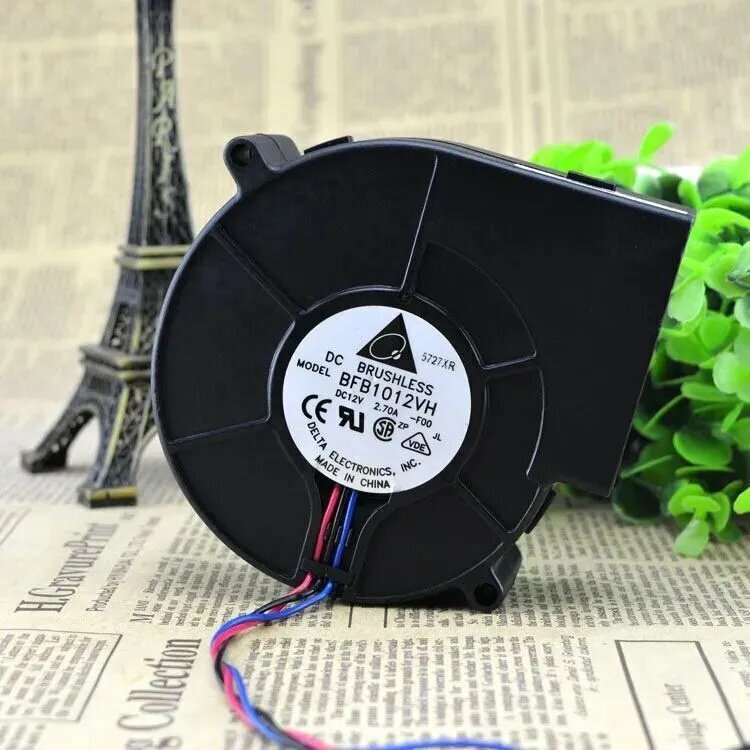 Вентилятор вытяжной для гриля барбекю, центробежный турбинный воздуходувка BFB1012VH 9733 12V 2.7A