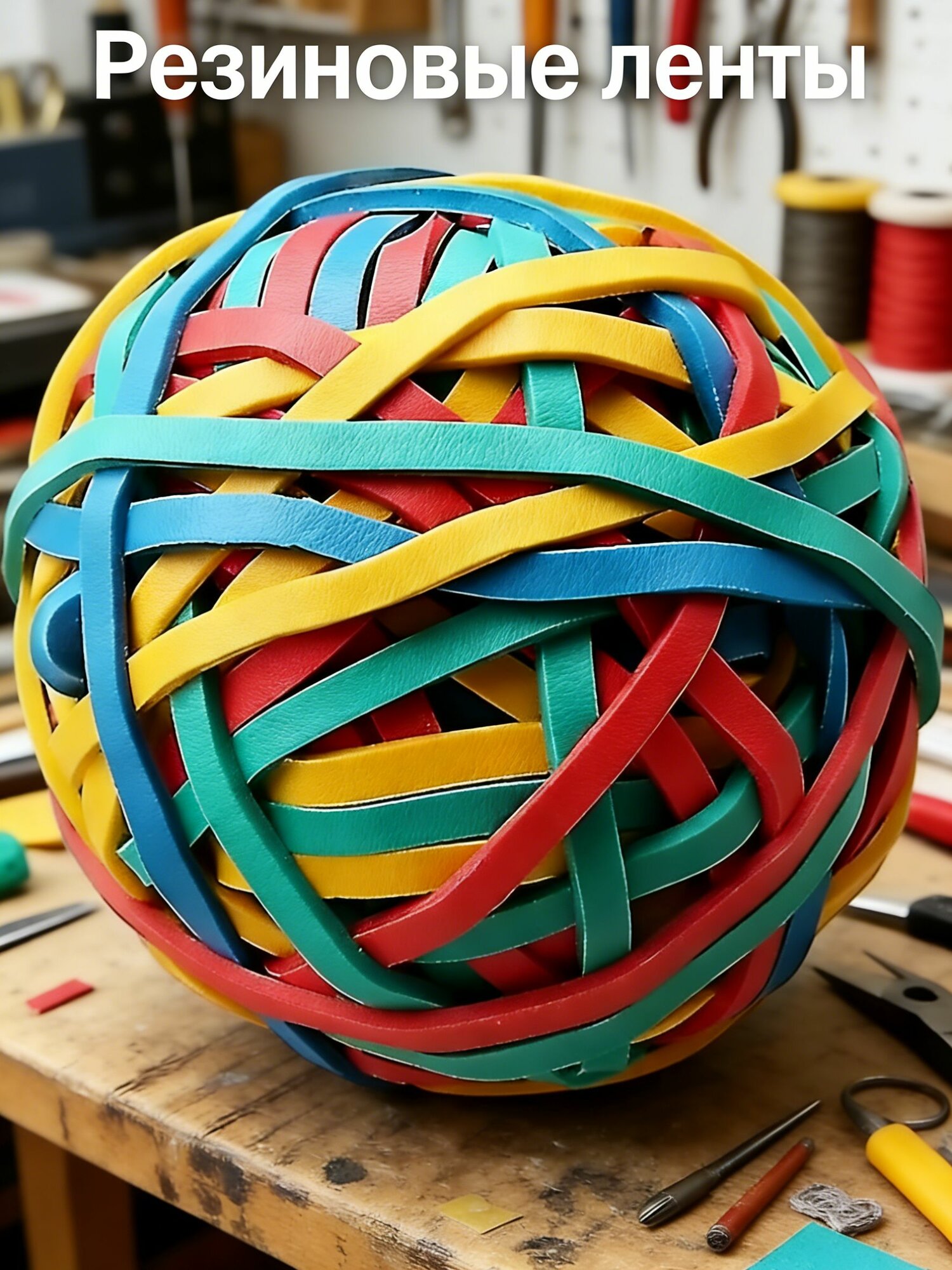 Резинки банковские, 50 г