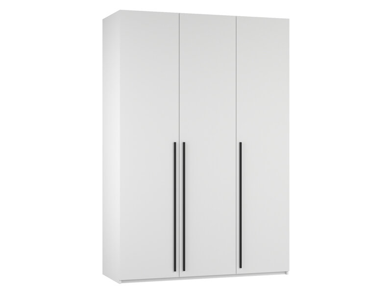 Шкаф распашной для одежды "Лорена Пакс 3" 135хх200х52 Белый