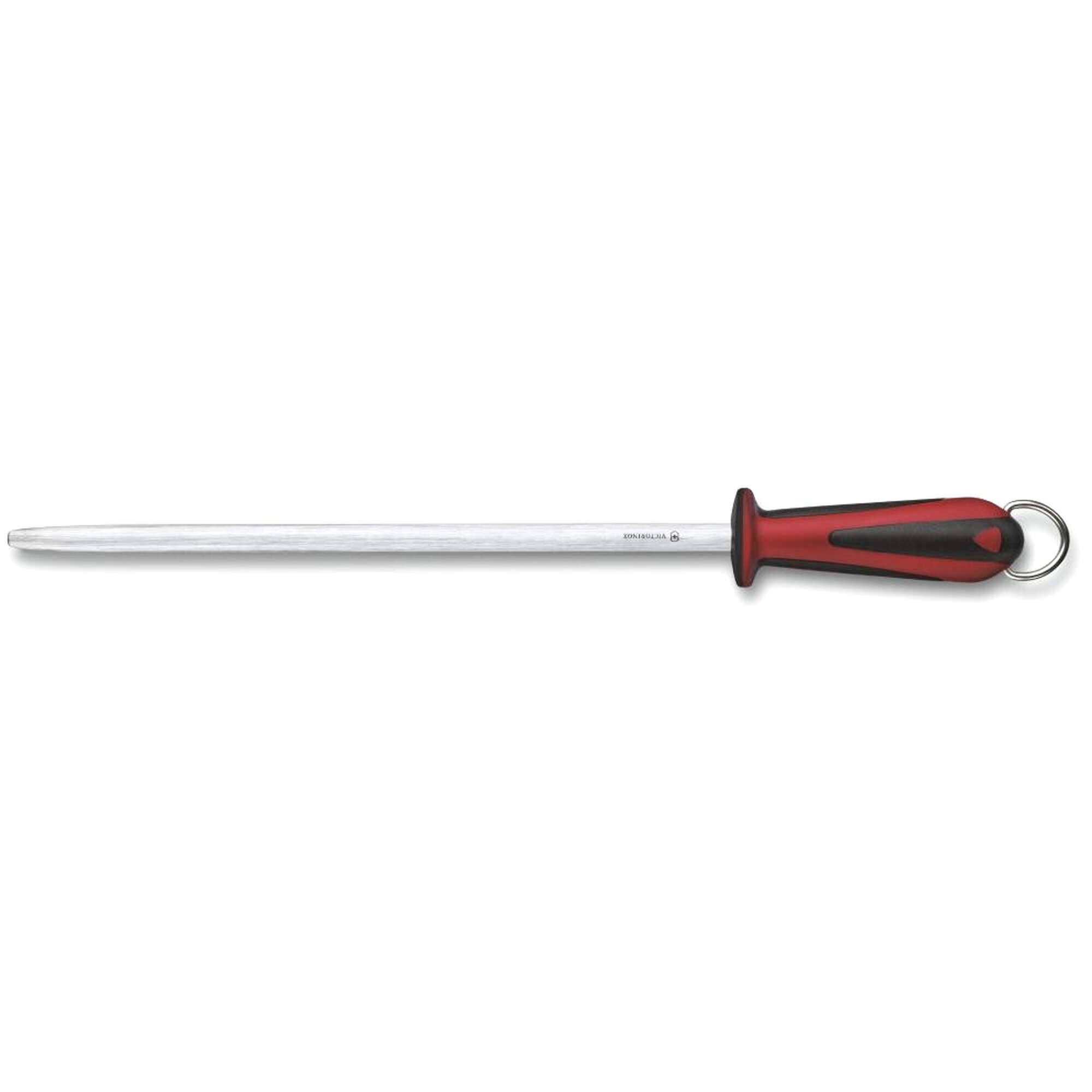 Мусат для ножей Victorinox Dual Grip 7.8511, черно-красный, с двумя ручками