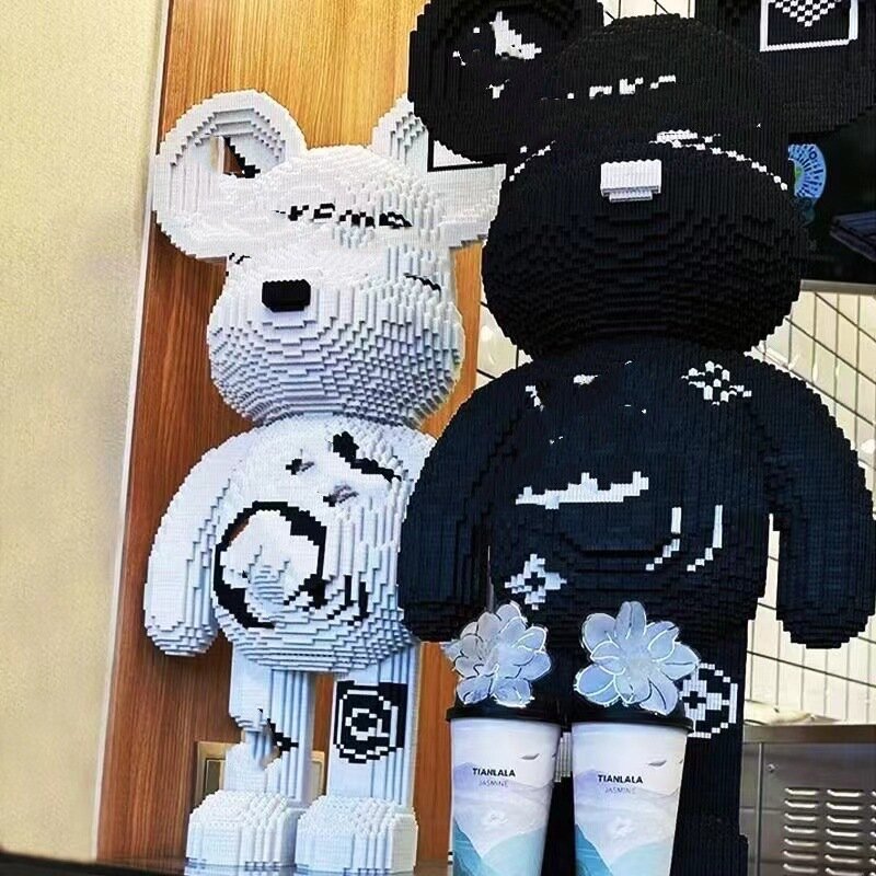 Chaolesen собрал маленькие игрушки из частиц Xingdailu, кролик, строительные блоки для мальчиков и девочек, продажа, сложные головоломки