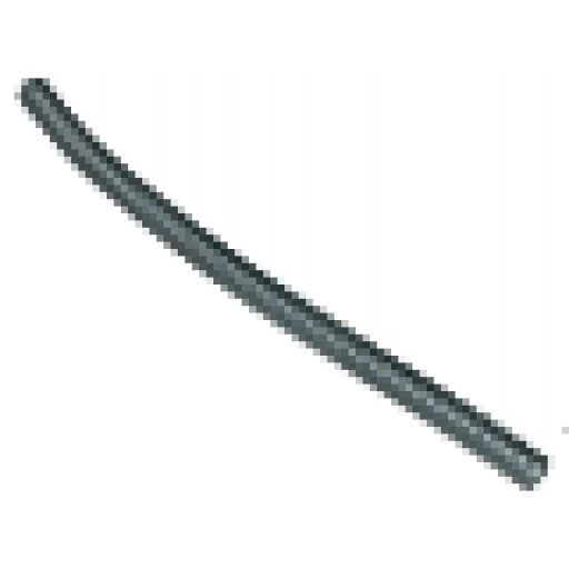 Hose, Ribbed 7mm D. 18L / 14.4cm, 78c18 Flat Silver N