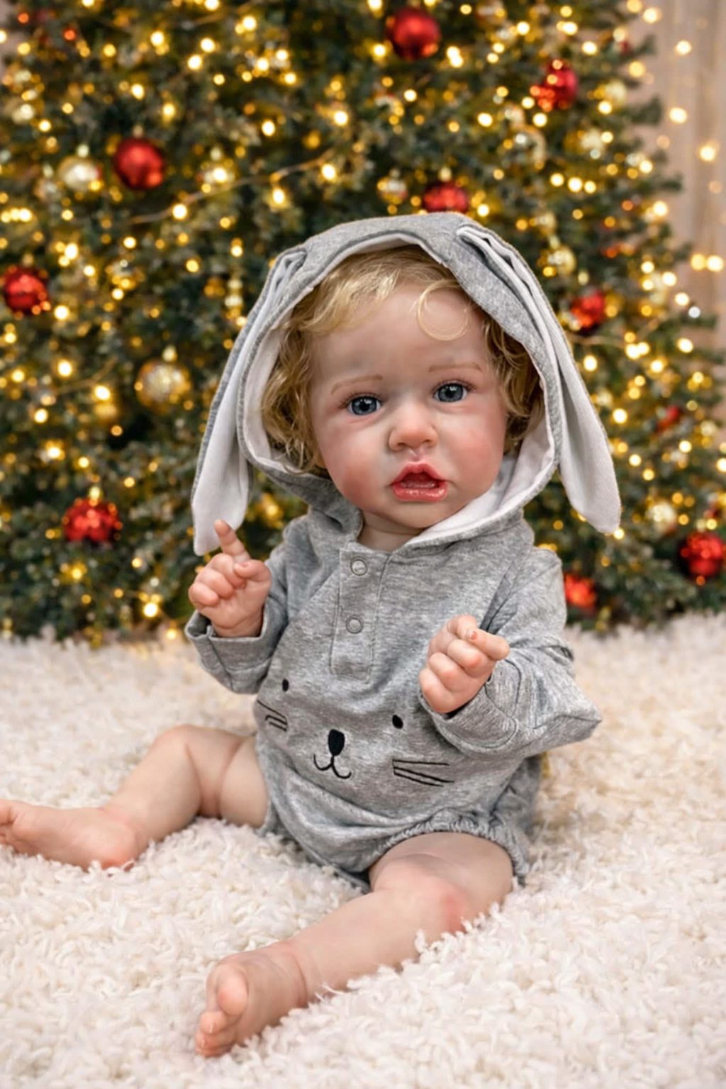 Кукла Реборн девочка Илона(силиконовая) 55см/ Реалистичная кукла