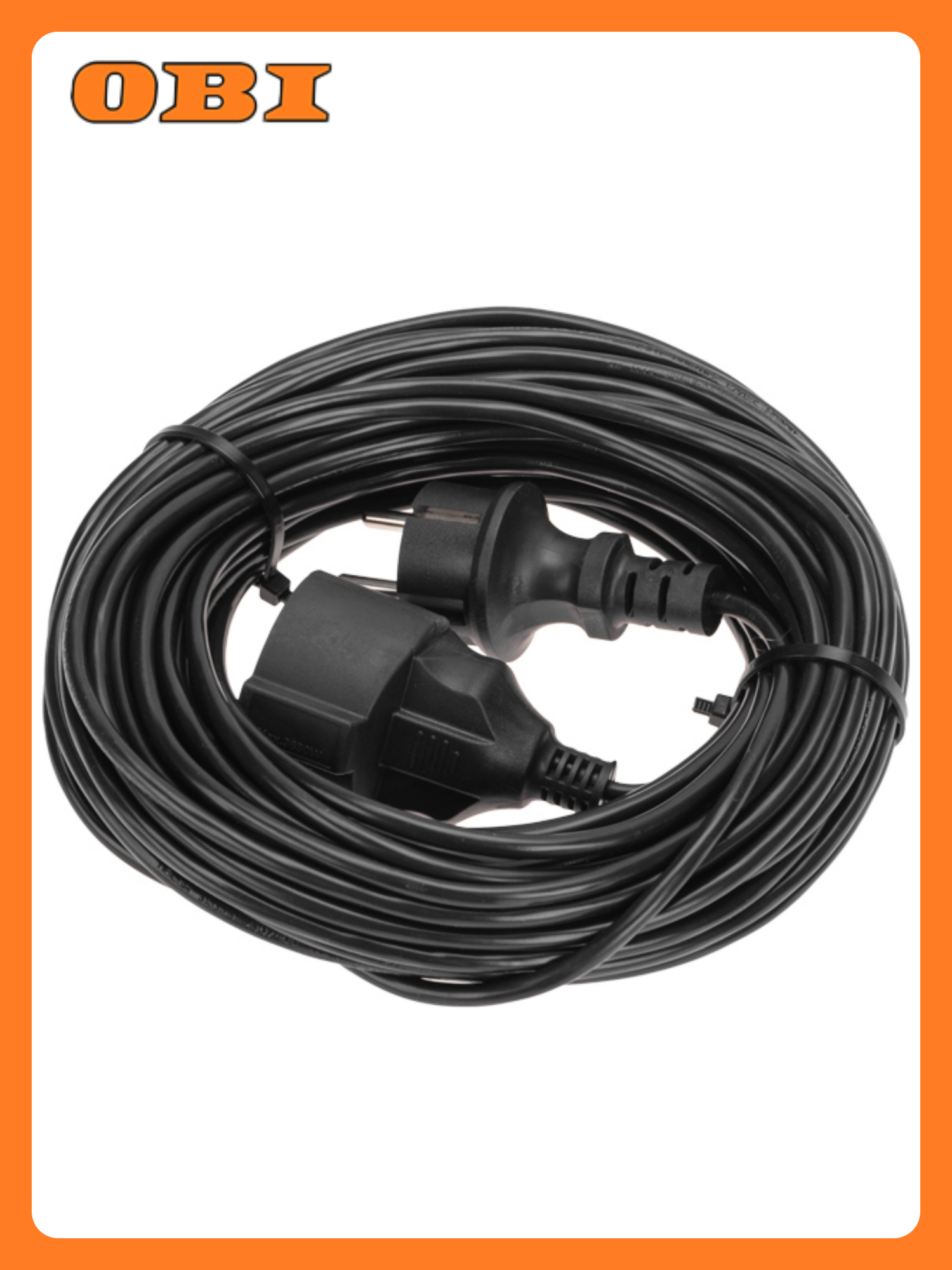 Удлинитель-шнур PROconnect ПВС 3х075 мм² 20 м с/з 6А 1300Вт IP20 черный