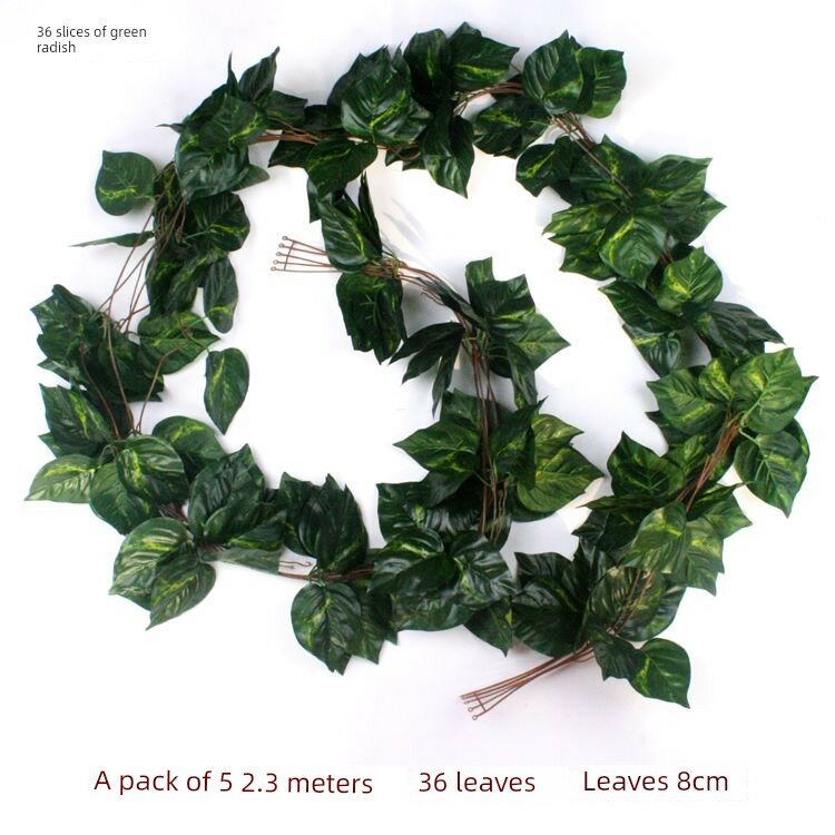 Золотые листья, искусственные листья, имитация листьев винограда, лозы, золотые листья, декор для труб, пластиковые