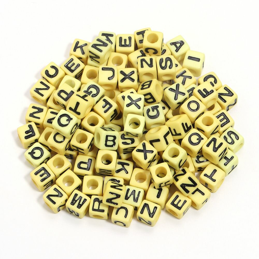 Ручная работа из бисера с английскими буквами, развивающая игрушка для детей младшего возраста