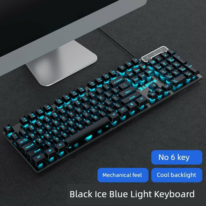 Механическая клавиатура и мышь Thor 911 Silver Soul/MT для игровых компьютеров, проводной и беспроводной комплект из