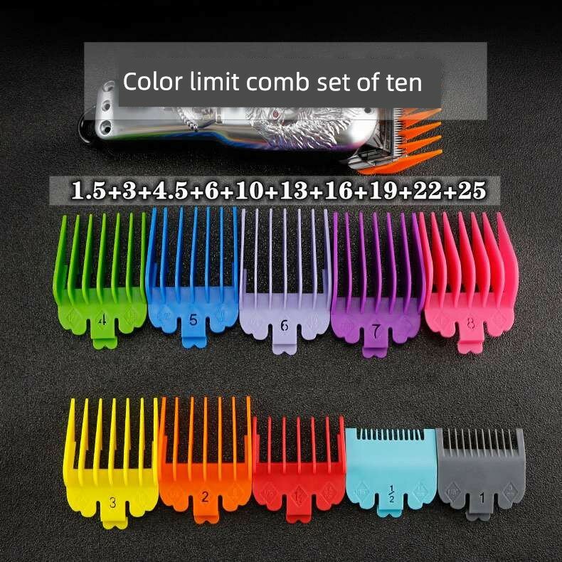 Новый набор насадок для электрической машинки для стрижки волос, 10 штук, универсальные аксессуары для машинки,