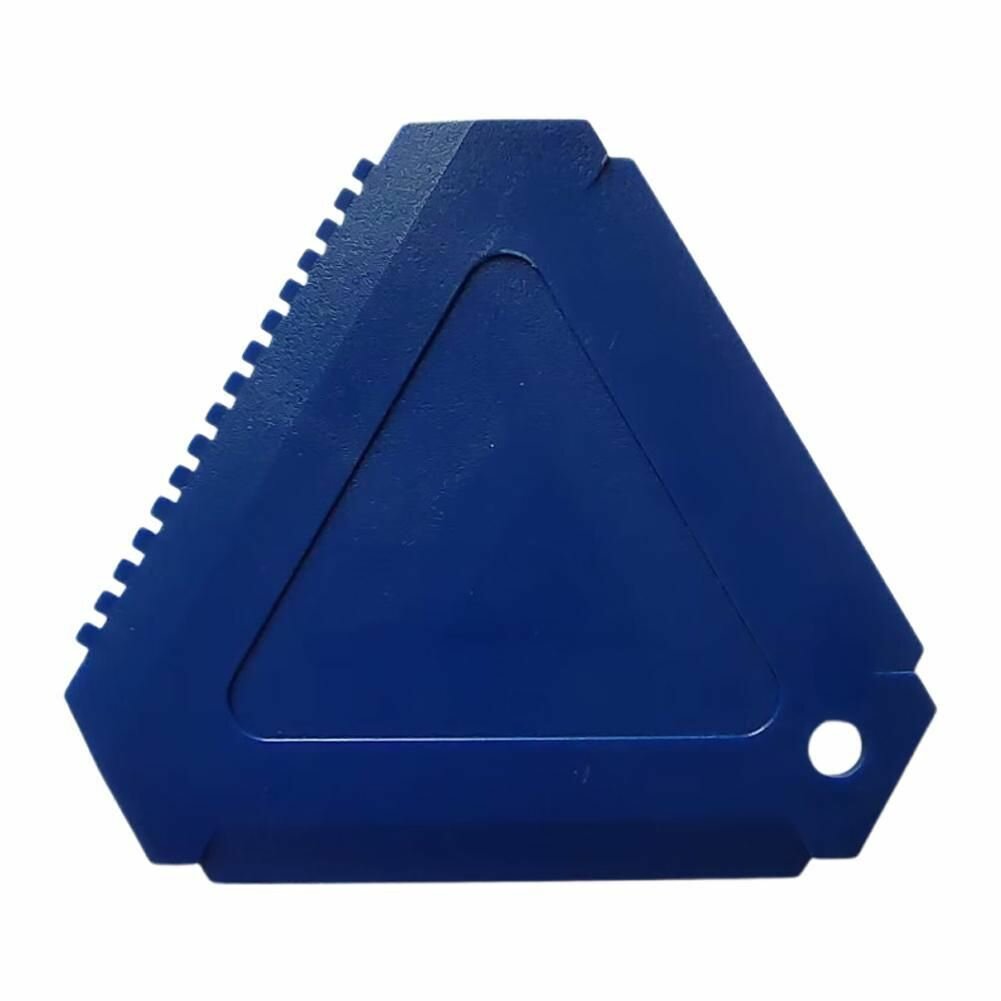 Универсальный скребок для льда и снега для автомобиля, треугольный антиобледенитель, пластиковый скребок-щетка для стекол