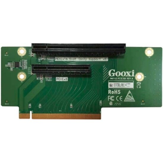 Райзер Gooxi SL2108-748-PCIE3-M PCIe3.0x16 to 2*PCIe3.0x8(1*x16 SLOT+1*x8 SLOT), Riser3