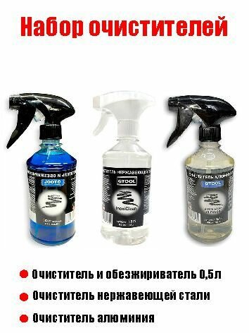 Набор очистителей GTOOL для металла