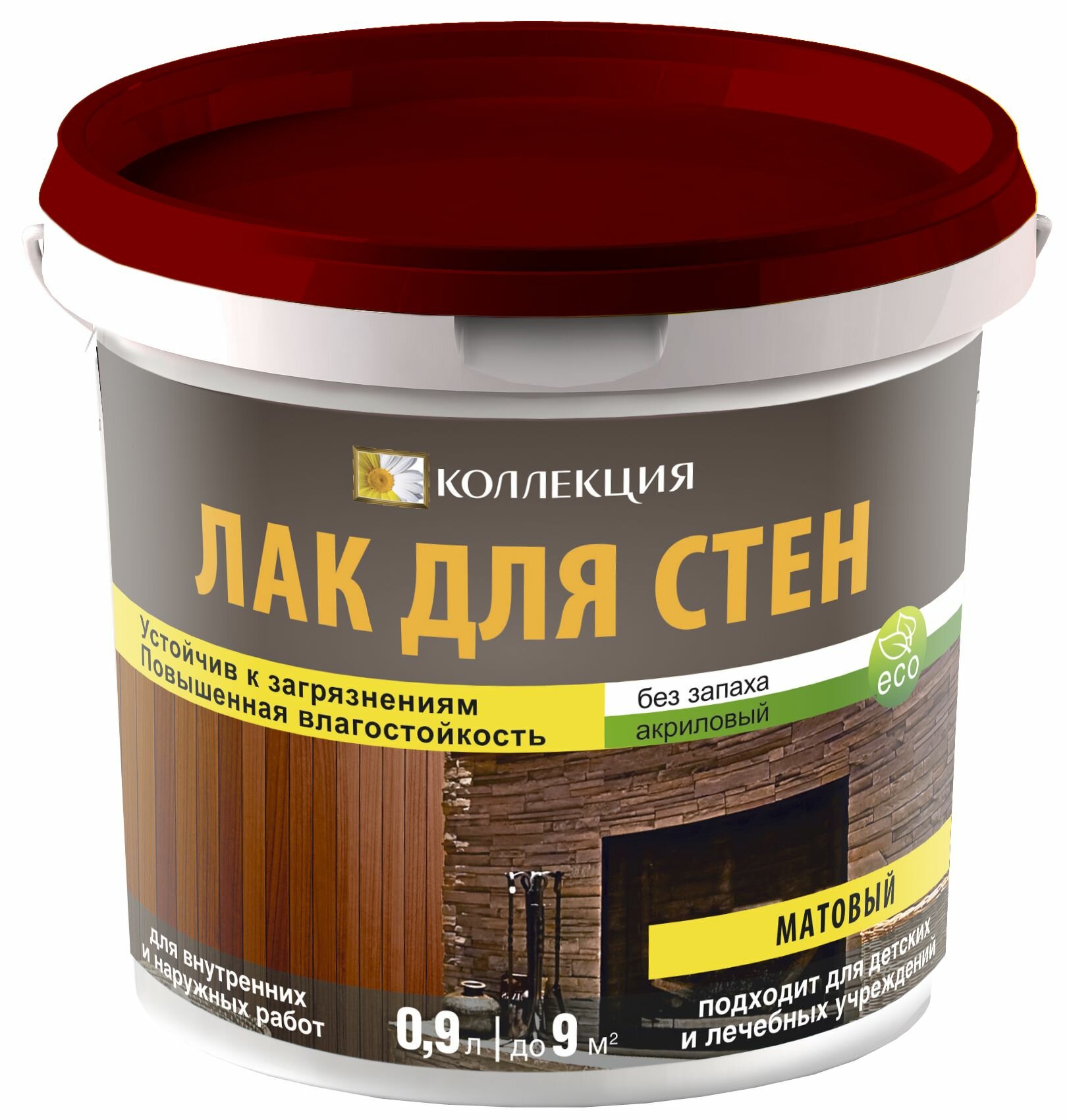 ЛАК акриловый коллекция матовый для стен