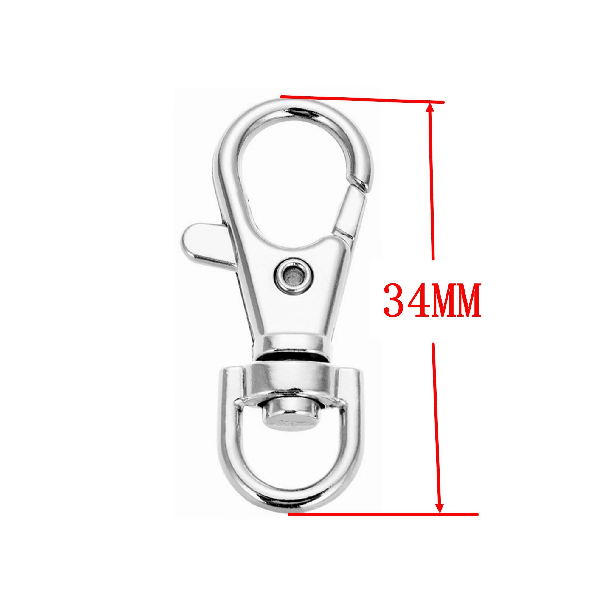 Карабин-вертлюг для ключей, зажим-лобстер, зажим для собак, зажим для рюкзака, открытый карабин, зажим для бейджа,