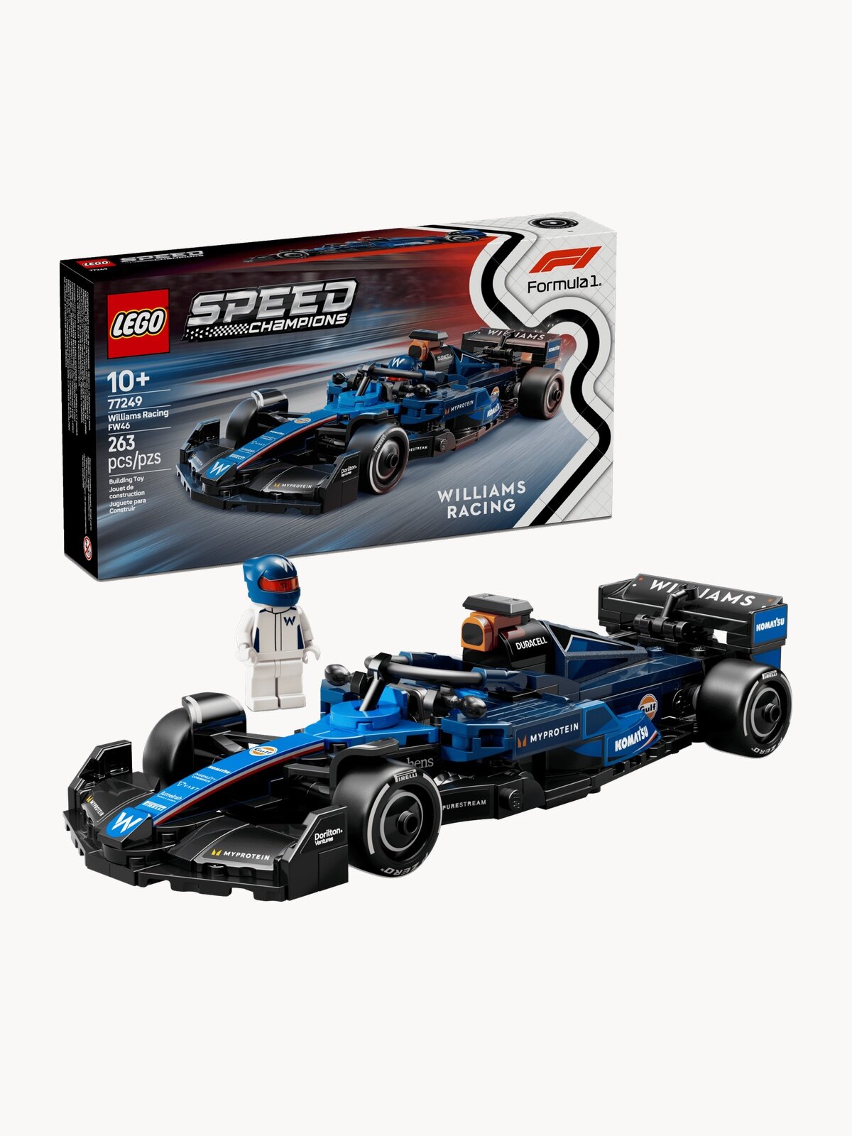 Конструктор LEGO Speed Champions 77249 Автомобиль Williams Racing FW46 F1®, 263 дет.