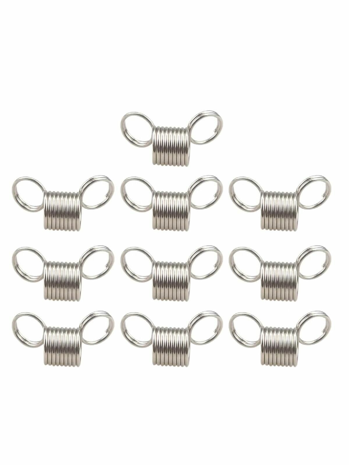 Зажим-стоппер пружинка для бисера, тросика и нити