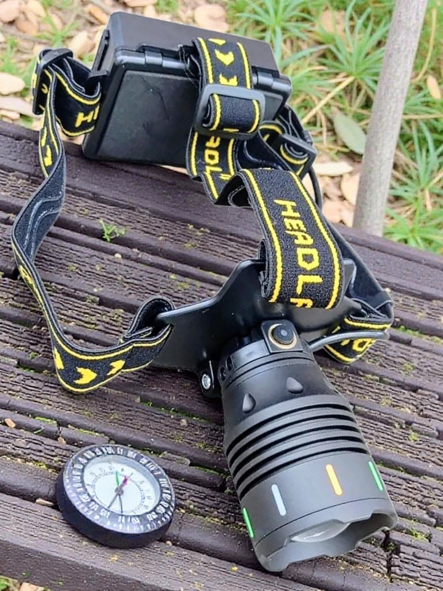 Налобный фонарь светодиод белый лазер повышенной яркости PM60-TG дальнобой