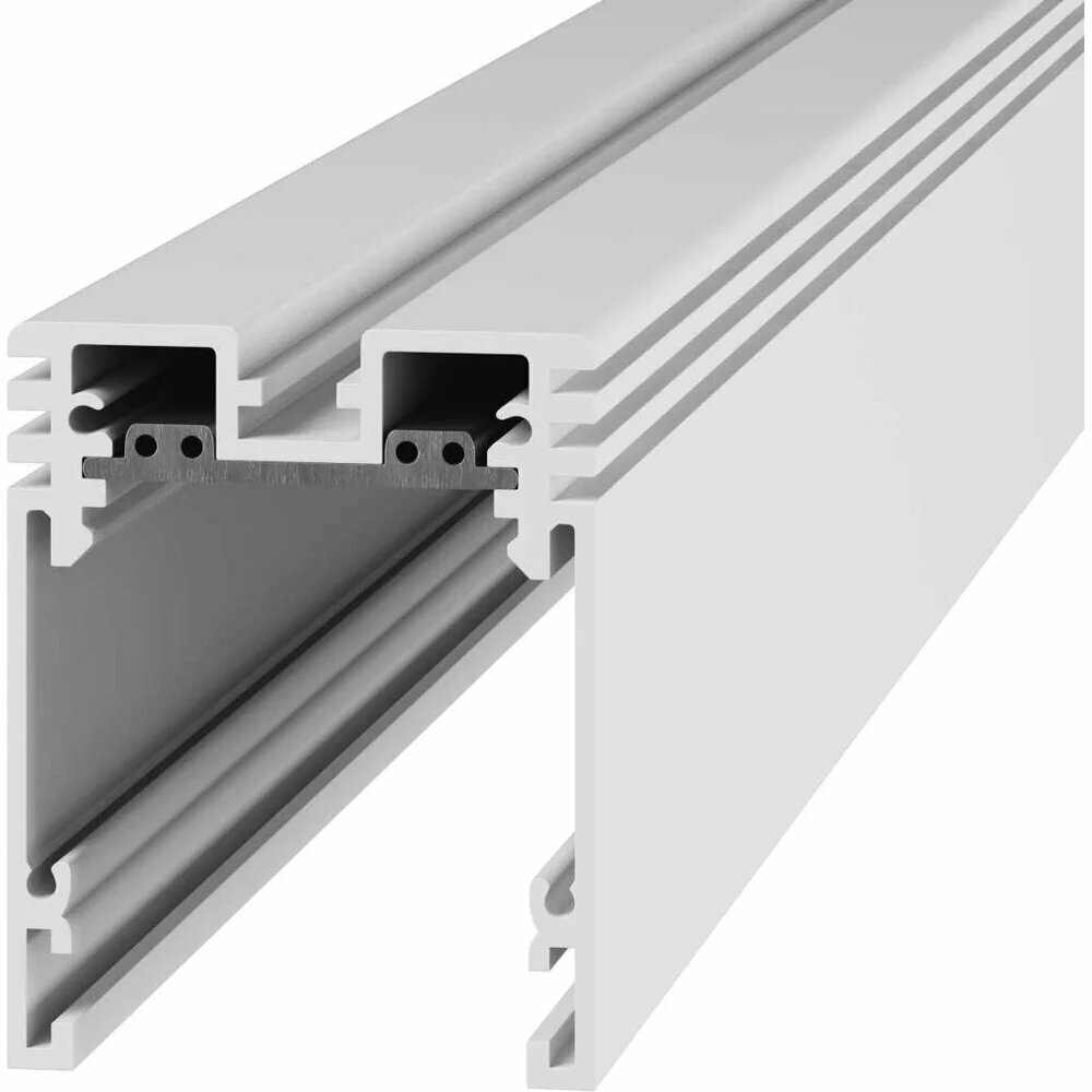 Низковольтный трек SWG SY, универсальный, белый, 2 м RU PCB Серебро Муар SY-C-SL-601010-2-WH