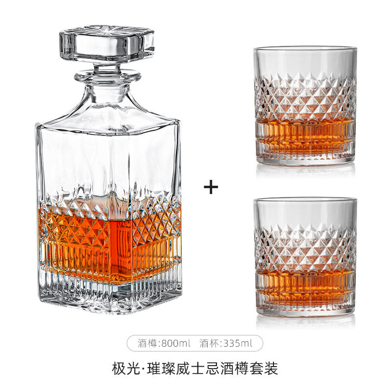 Высококлассный барный клуб виски бокал вина бутылки спиртных напитков Набор для виски Aurora·Brilliant