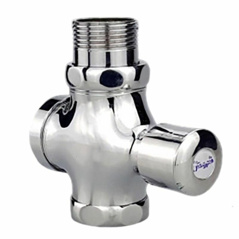 Сливной клапан с кнопкой, экономия воды, - Корпус из сплава толщиной в один дюйм