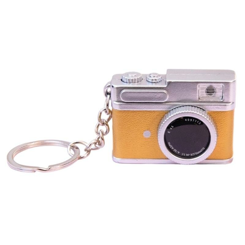 Светодиодный мини-камера-брелок с подсветкой и звуком, Шампанское золото темное