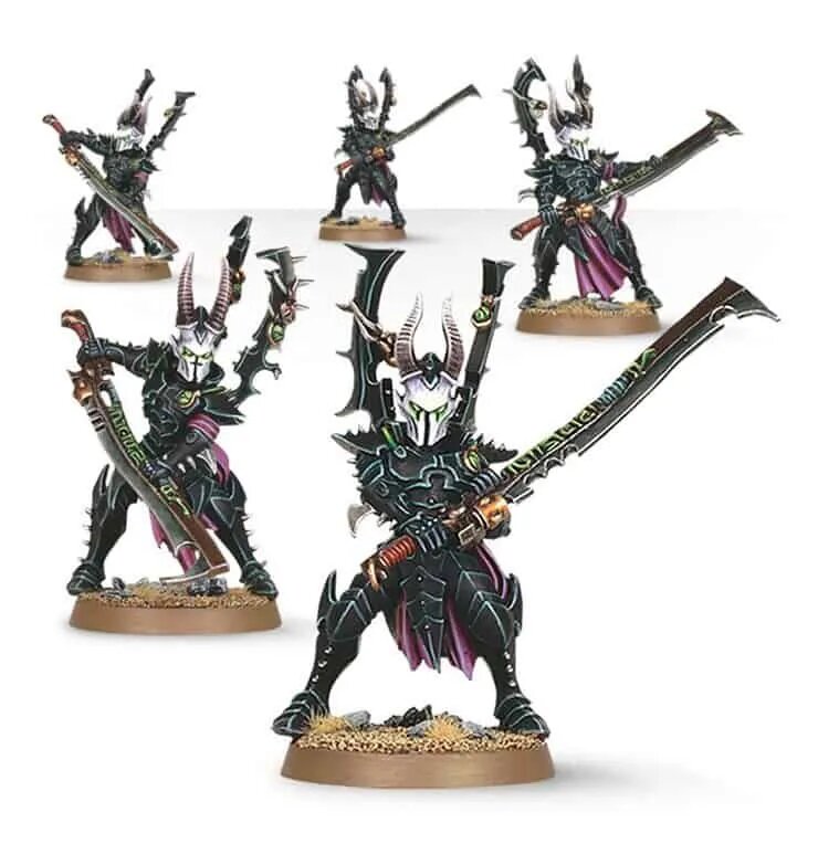 Смола Миниатюра Warhammer 40000 Dark Eldar Incubi / миниатюр для настольной игры Упражнения для раскрашивания