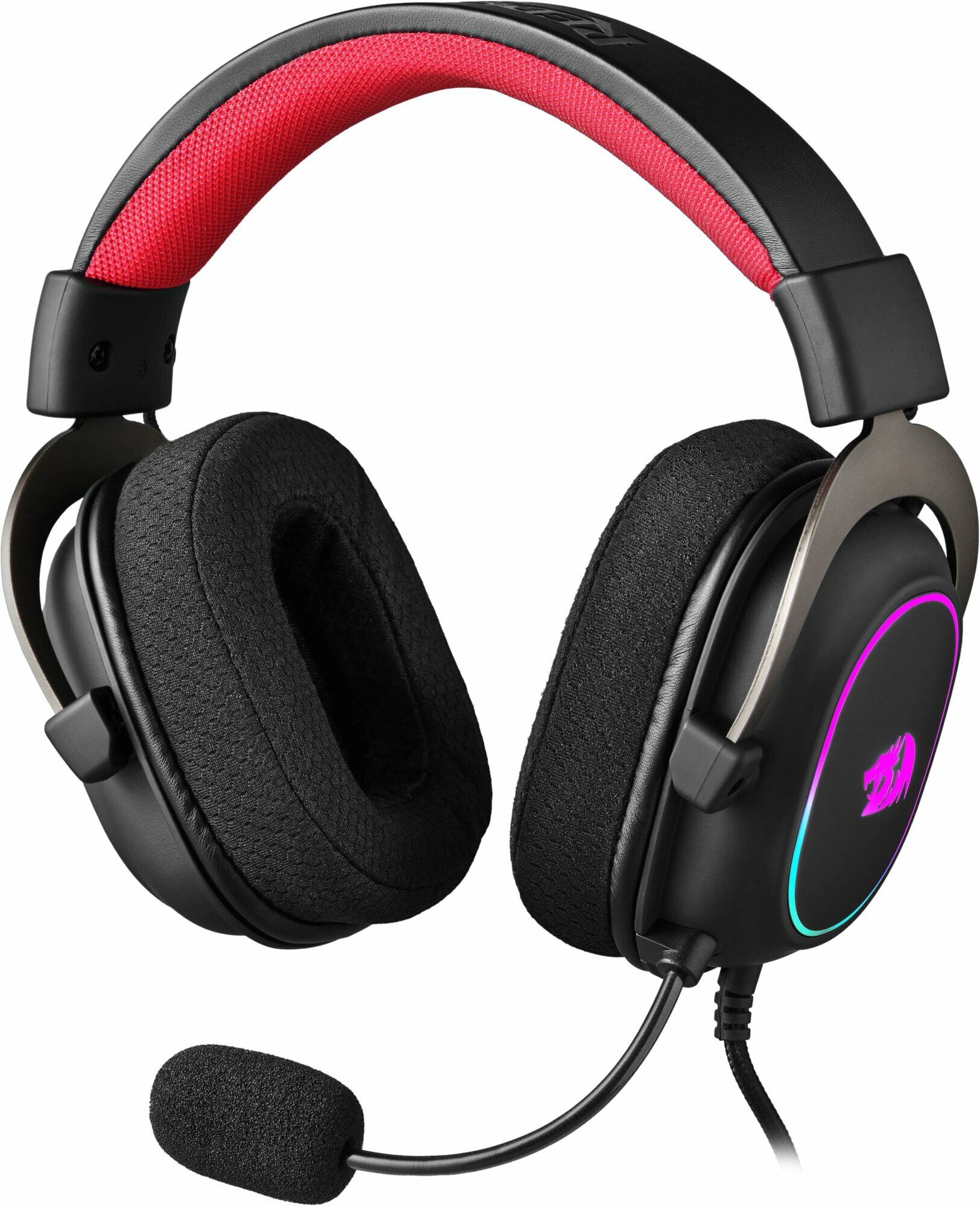 Наушники Redragon Zeus X, RGB-подсветка, игровые, с микрофоном