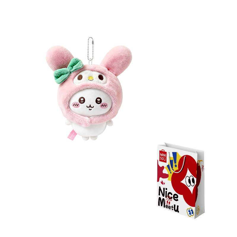 Miniso X chiikawa Усаги Чиикава Хачиваре Летающие белки Hello Kitty Kuromi Синнаморолл Плюшевые брелки