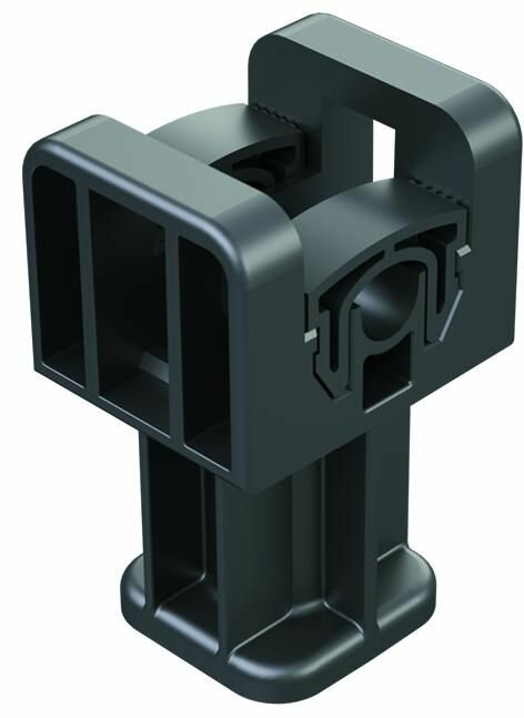 Держатель универсальный DKC пластиковый, с защелкивающимся хомутом