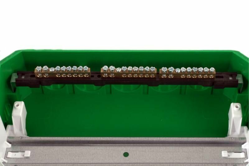 Распределительный щит Systeme Electric встраиваемый, СП City9 Box, 3 ряда, 36 модулей, IP40, IK07, 80А, 2 клеммы, белая дверца