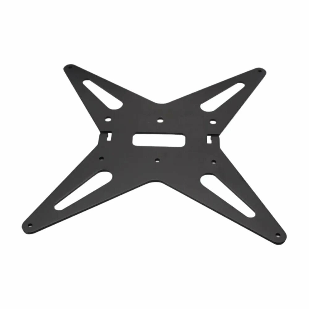 Пластина каретки Y для 3D-принтера, поддержка горячей платформы, без шкива, 24x24 см, металл