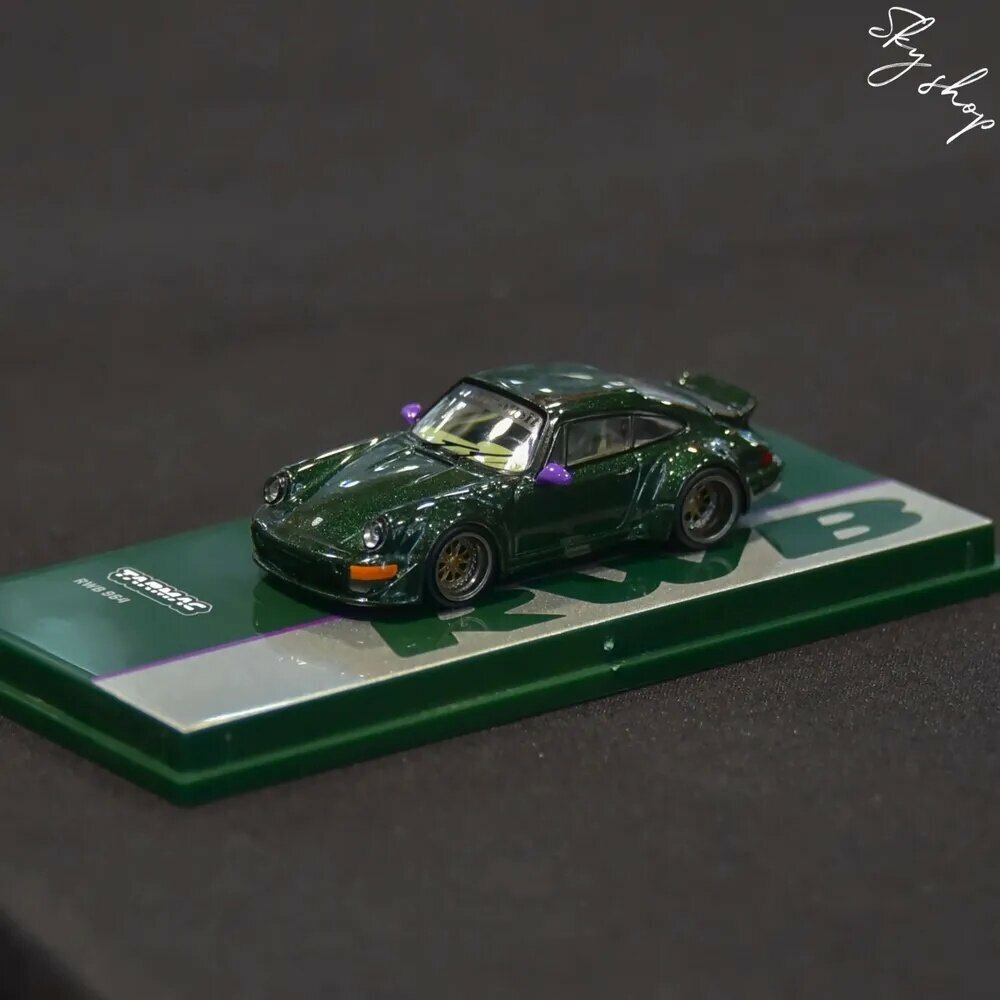 Машинка Tarmac works 1:64 Porsche RWB 964 модельки машин металлические