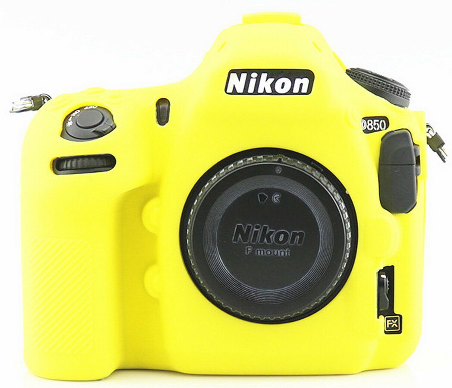Силиконовый чехол CameraCase для Nikon D850 желтый, защита от царапин