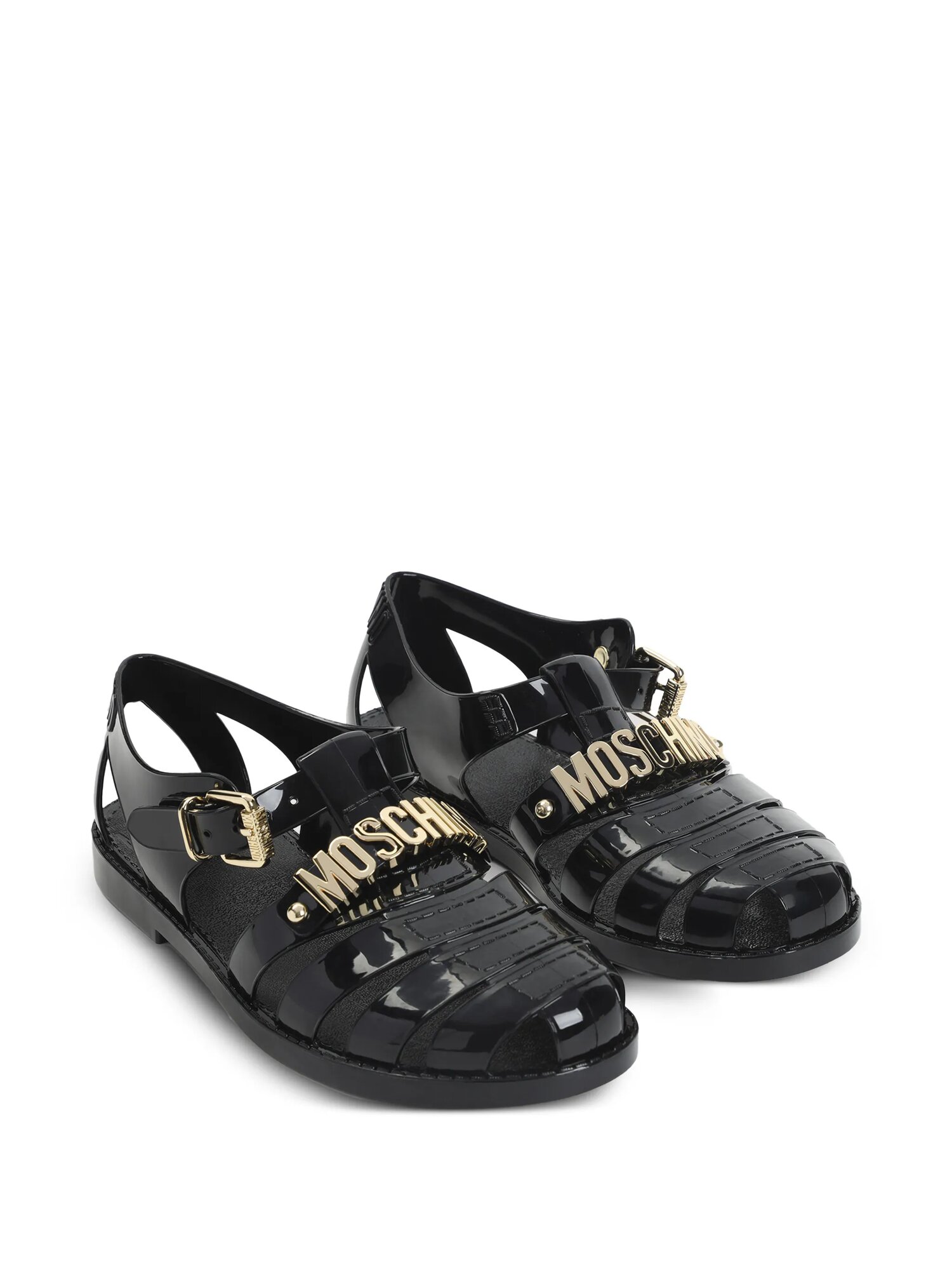 Босоножки MOSCHINO Logo buckle sandals, размер 36 — фото 1