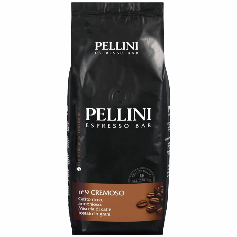 Кофе PELLINI ESPRESSO BAR CREMOSO №9 зерно 1кг