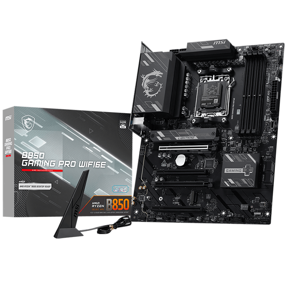 Материнская плата MSI B850 GAMING PRO WIFI6E, AM5, AMD B850, ATX, RTL (B850M GAMING PRO WIFI6E)