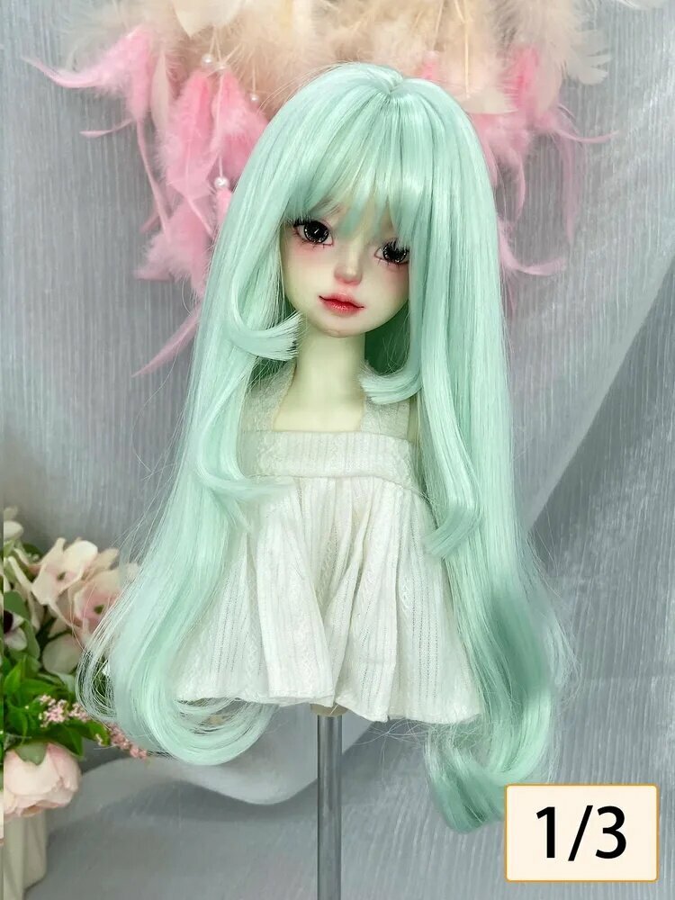 Кукольный парик, подходит для куклы BJD 1/3, размер головы 22-23 см