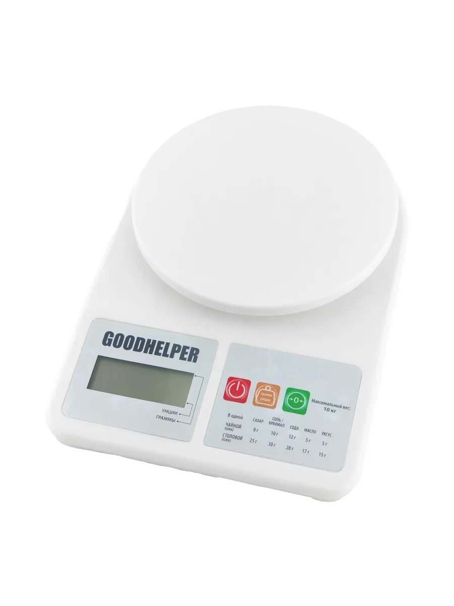 Весы кухонные Goodhelper KS-S01 белые