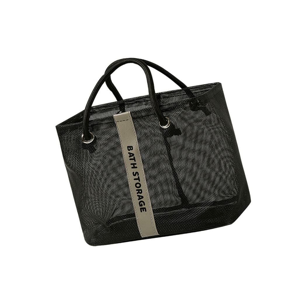 Сетчатая сумка для душа, Маленький черный