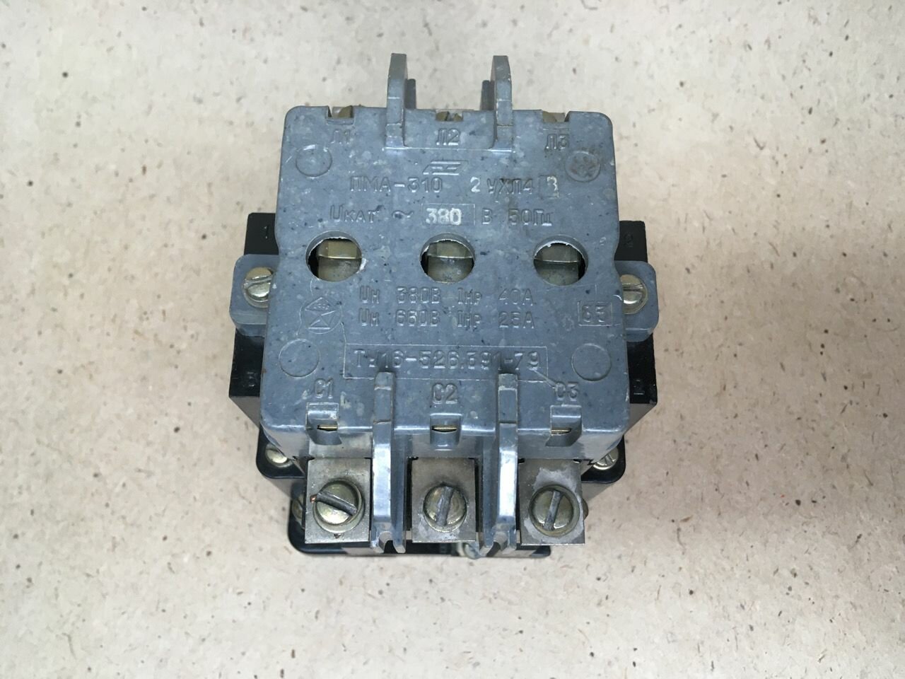 Пускатель магнитный ПМА-3100 катушка 380 УХЛ4
