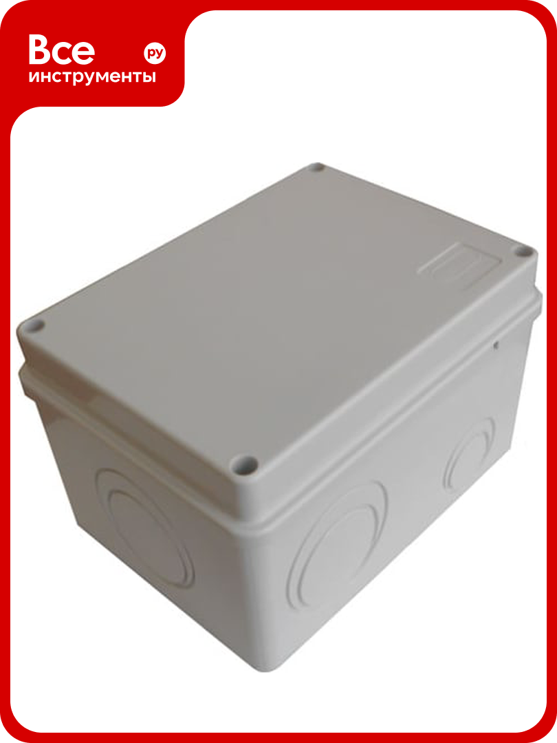 Распределительная коробка Экопласт BJB/JBS150 без сальников о/п 150х110х110 IP56 44061-1 АБС‑пластик с крышкой