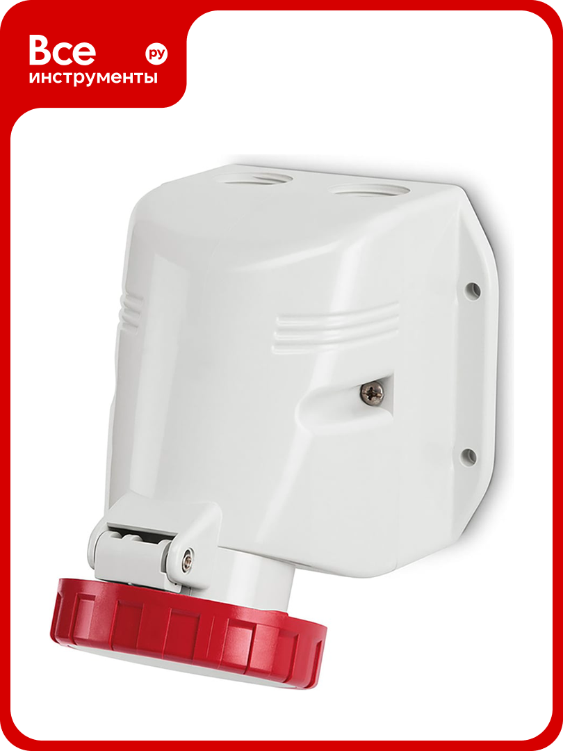 Розетка настенная DKC IP67 16А 3P E N 400В 1 ШТ DIS5181657TDIY