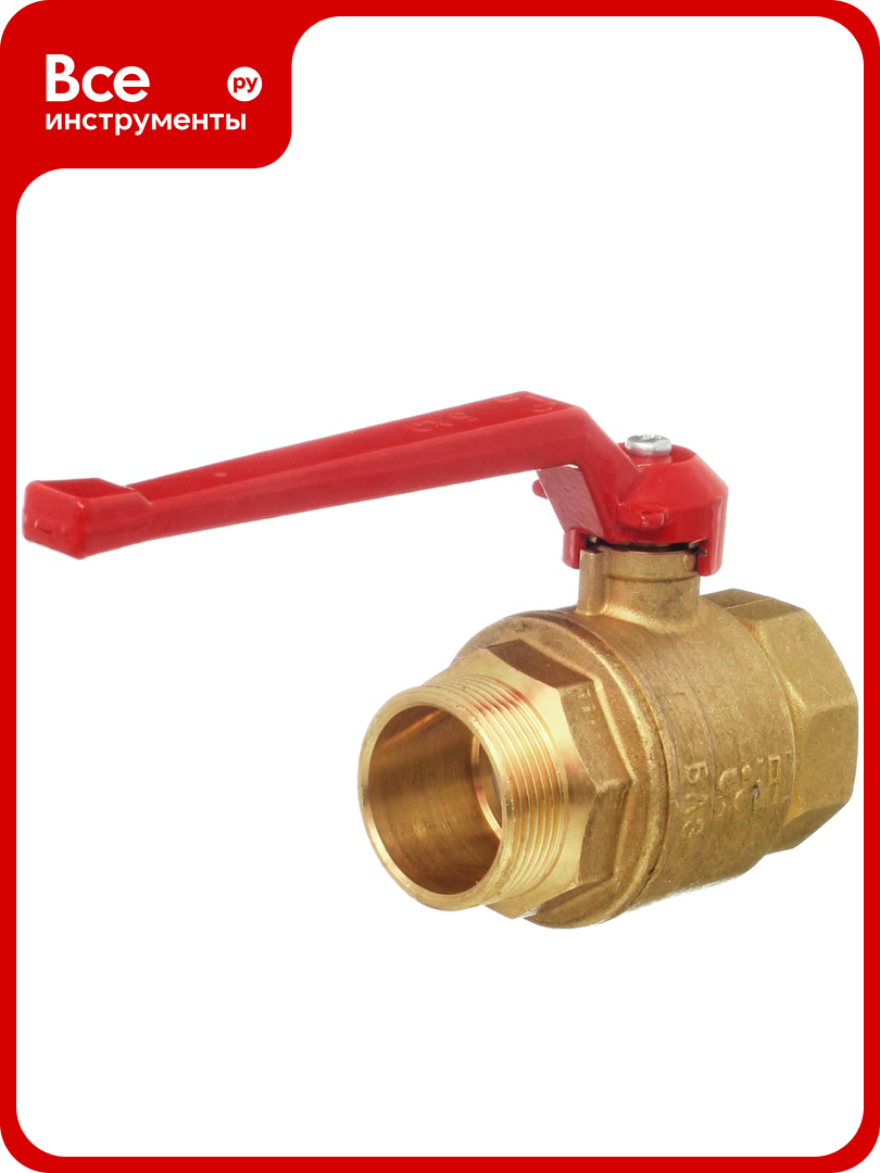 Шаровой кран БАЗ 11Б27п1 Ду20 А31 вр/нр рычаг PN40 серия Standart БАЗ. А31.0.20. НГ.40