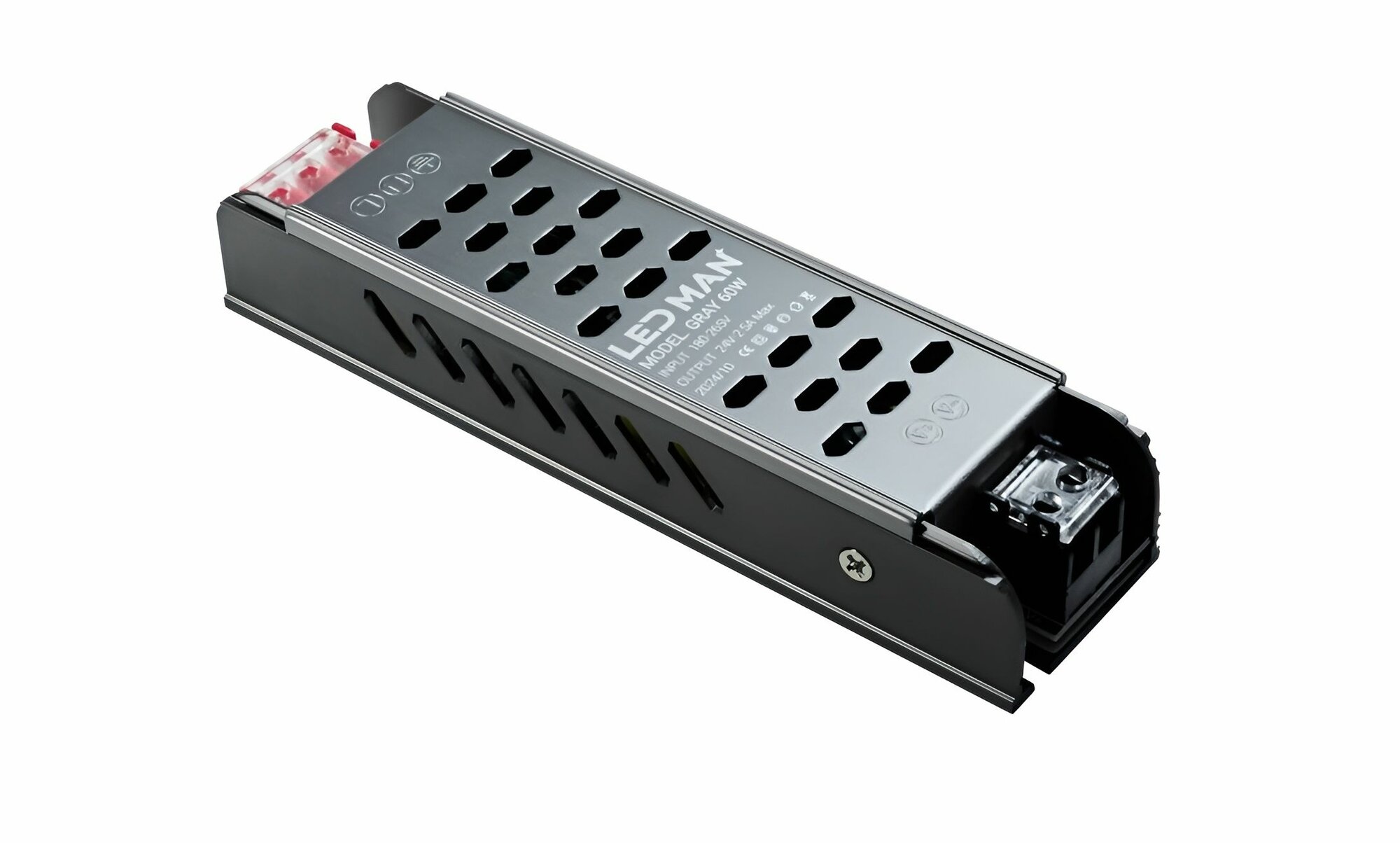 Блок питания для светодиодной ленты LED MAN 60Вт 24В GRAY
