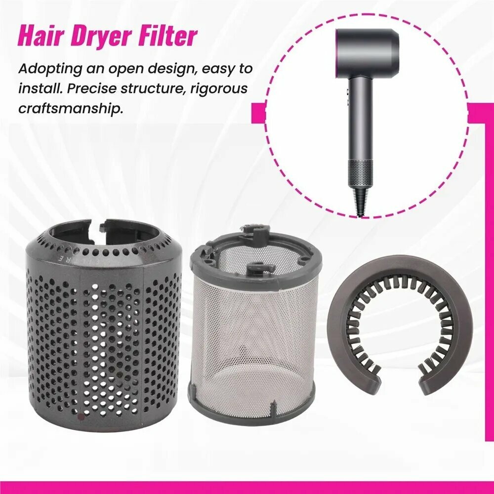 Внутренний фильтр для фена + внешний фильтр-корпус для Dyson Hair D