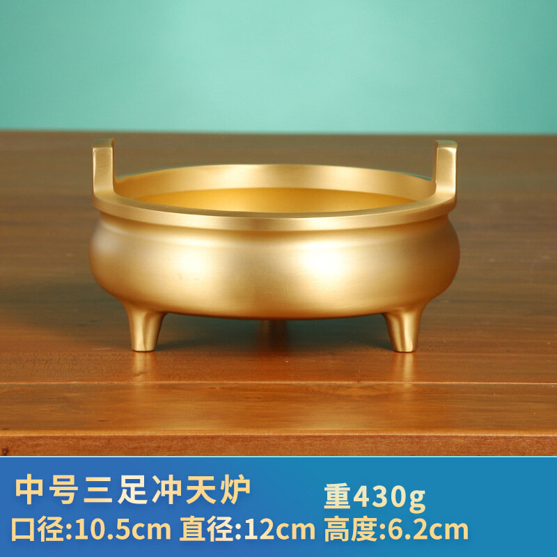 Горячая распродажаОптовая продажа латунного кадильника, трехногий кадильник, кадильник для поклонения, украшение кадильника