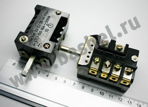 Переключатель мощности для э/п 5pos, 6pin(5gr) ПМЭ16-2352 16A