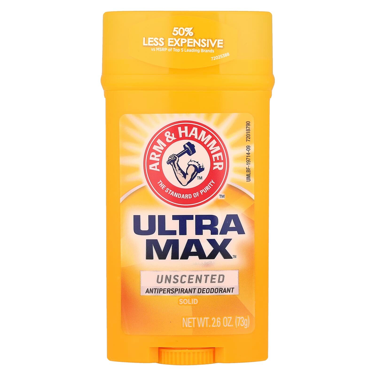 Твердый дезодорант для мужчин Arm & Hammer, UltraMax, без запаха, (73 г)